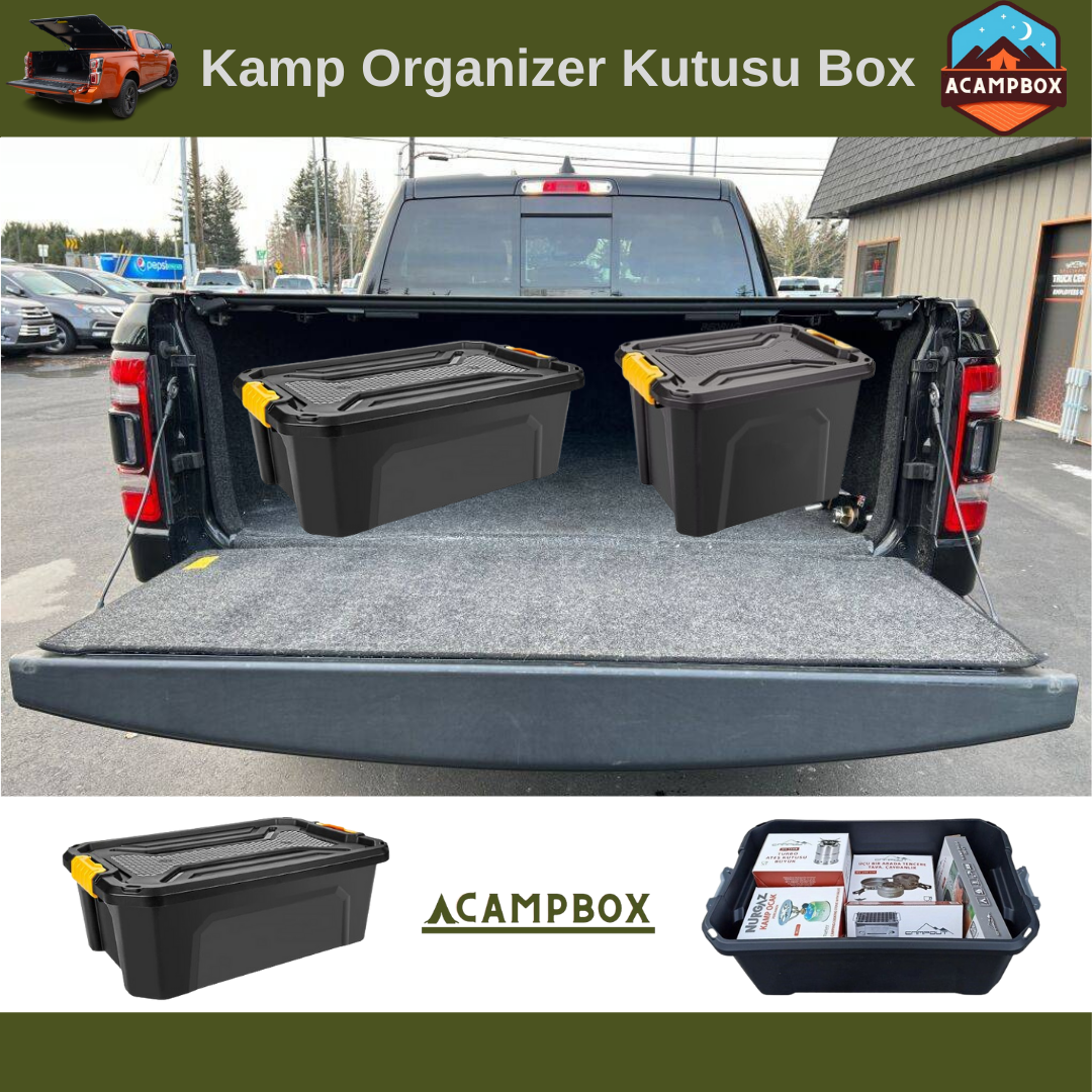 Kamp Organizer Kutusu 60 Lt Kamp Malzemeleri Düzenleyici Kutu Camp Box